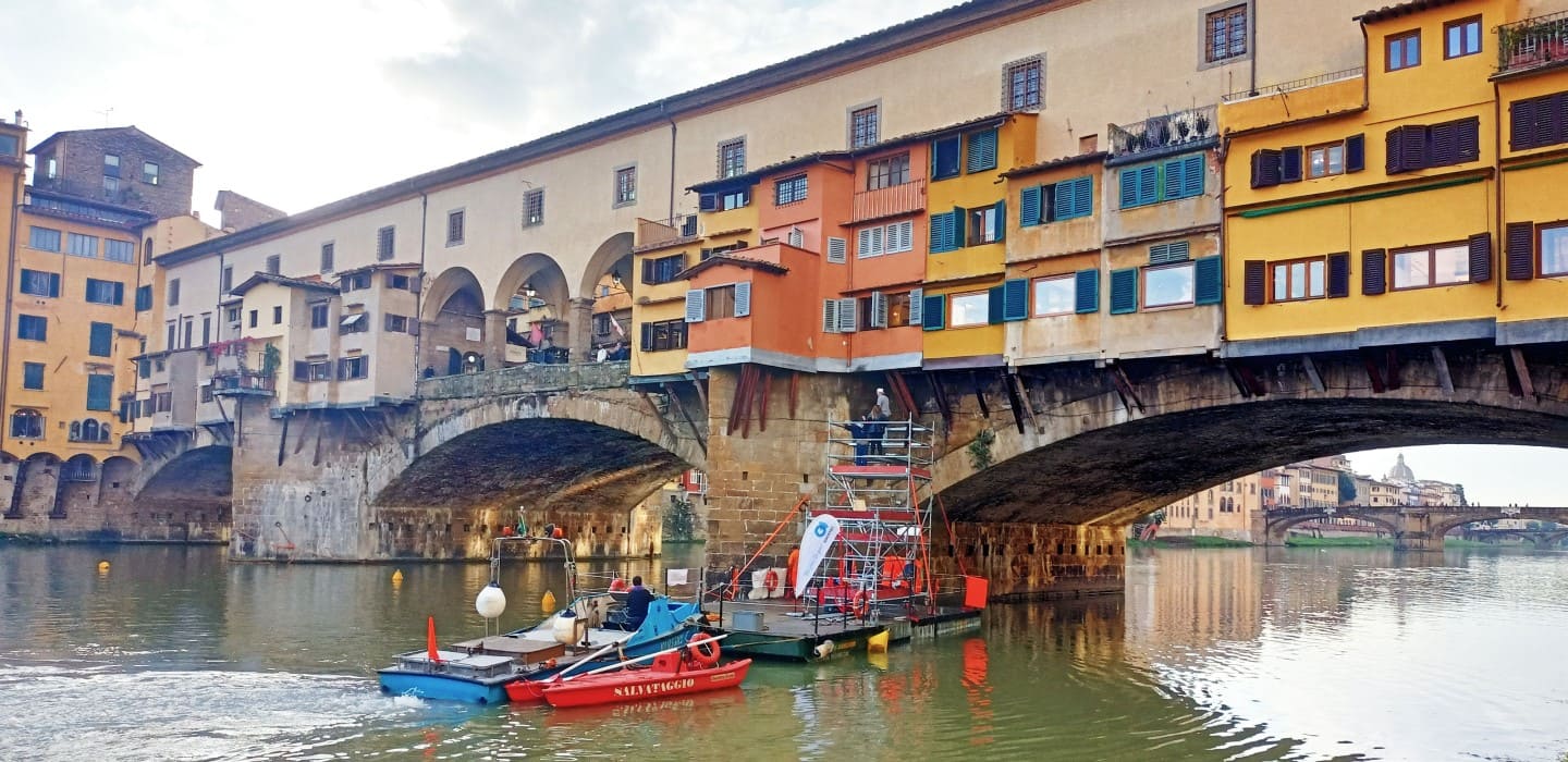 Investigations and control of the structural parts of “Ponte Vecchio” Bridge | SOCOTEC Global